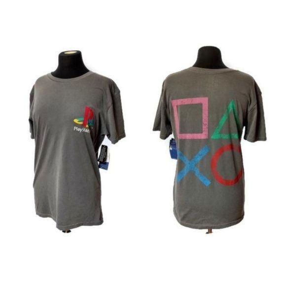 Sony | Shirts | Sony Playstation Gaming Graphic Gray Tee T Shirt Size S ...